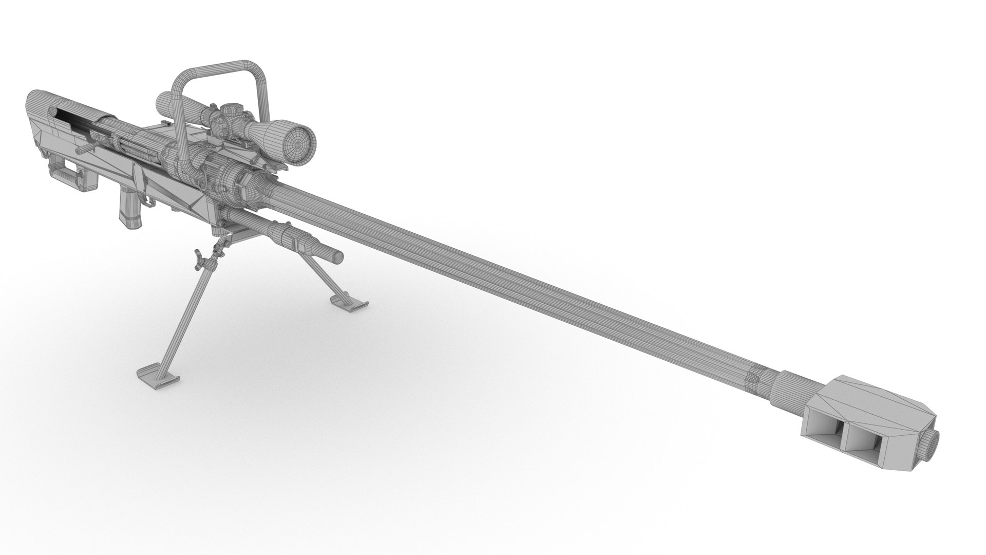 NTW-20 Anti Materiel Rifle 3D Model - TurboSquid 2294206