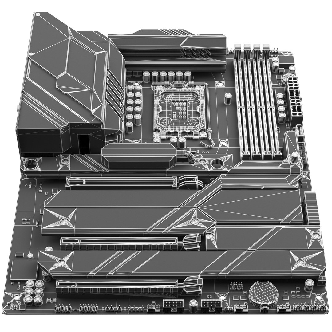 3D Asus ROG Strix Z790E - TurboSquid 2003019