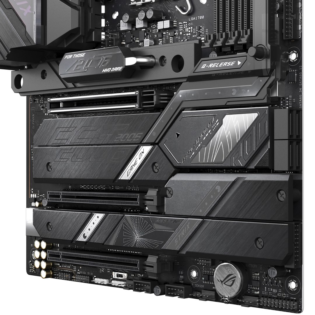 3D Asus ROG Strix Z790E - TurboSquid 2003019