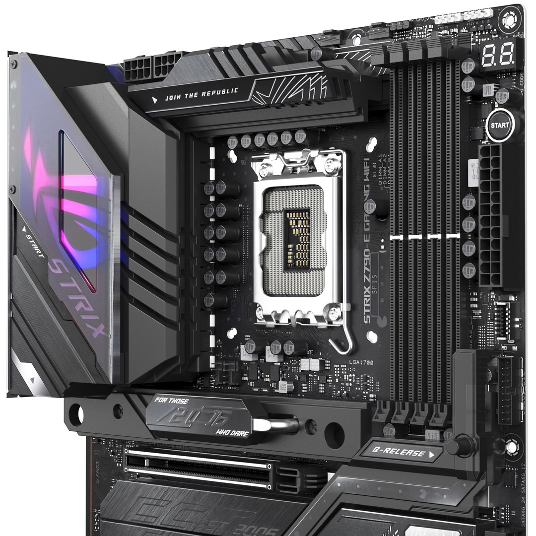 3D Asus ROG Strix Z790E - TurboSquid 2003019