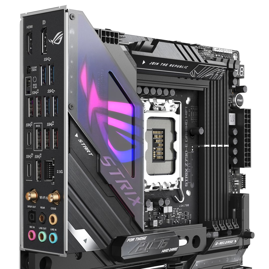 3D Asus ROG Strix Z790E - TurboSquid 2003019