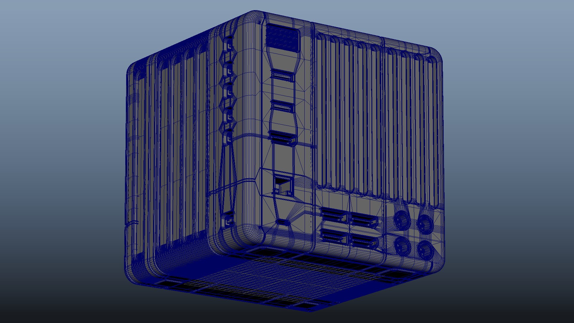 3D Futuristic Sci-fi Cyberpunk Mini Computer - TurboSquid 2345788