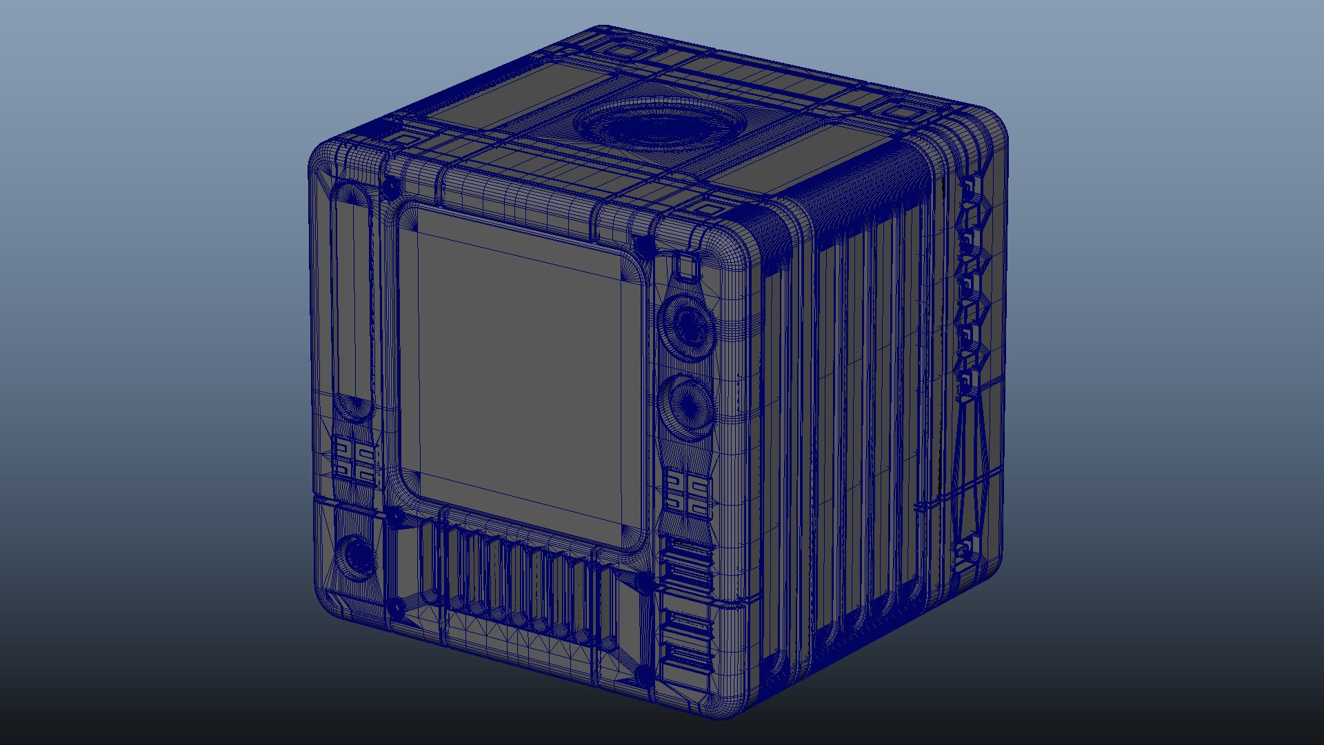 3D Futuristic Sci-fi Cyberpunk Mini Computer - TurboSquid 2345788