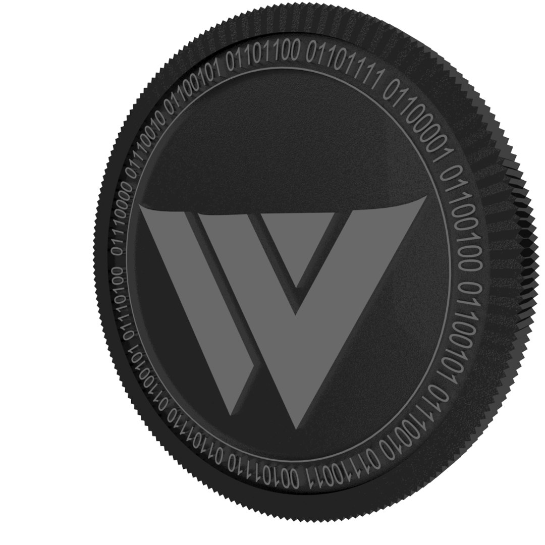 3D Model Wintoken Black Coin - TurboSquid 1634929