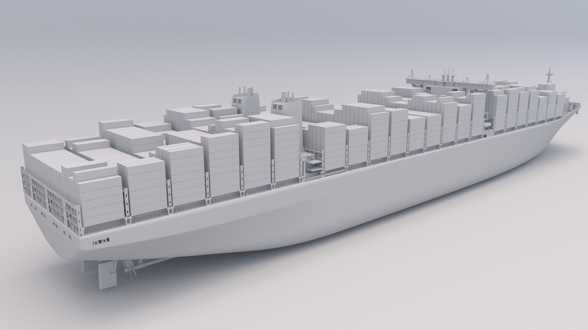 Ever Given Evergreen Container Ship 3D model - TurboSquid 1714430