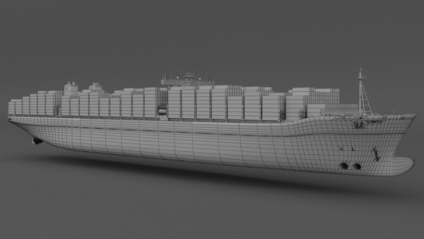 Ever Given Evergreen Container Ship 3D model - TurboSquid 1714430