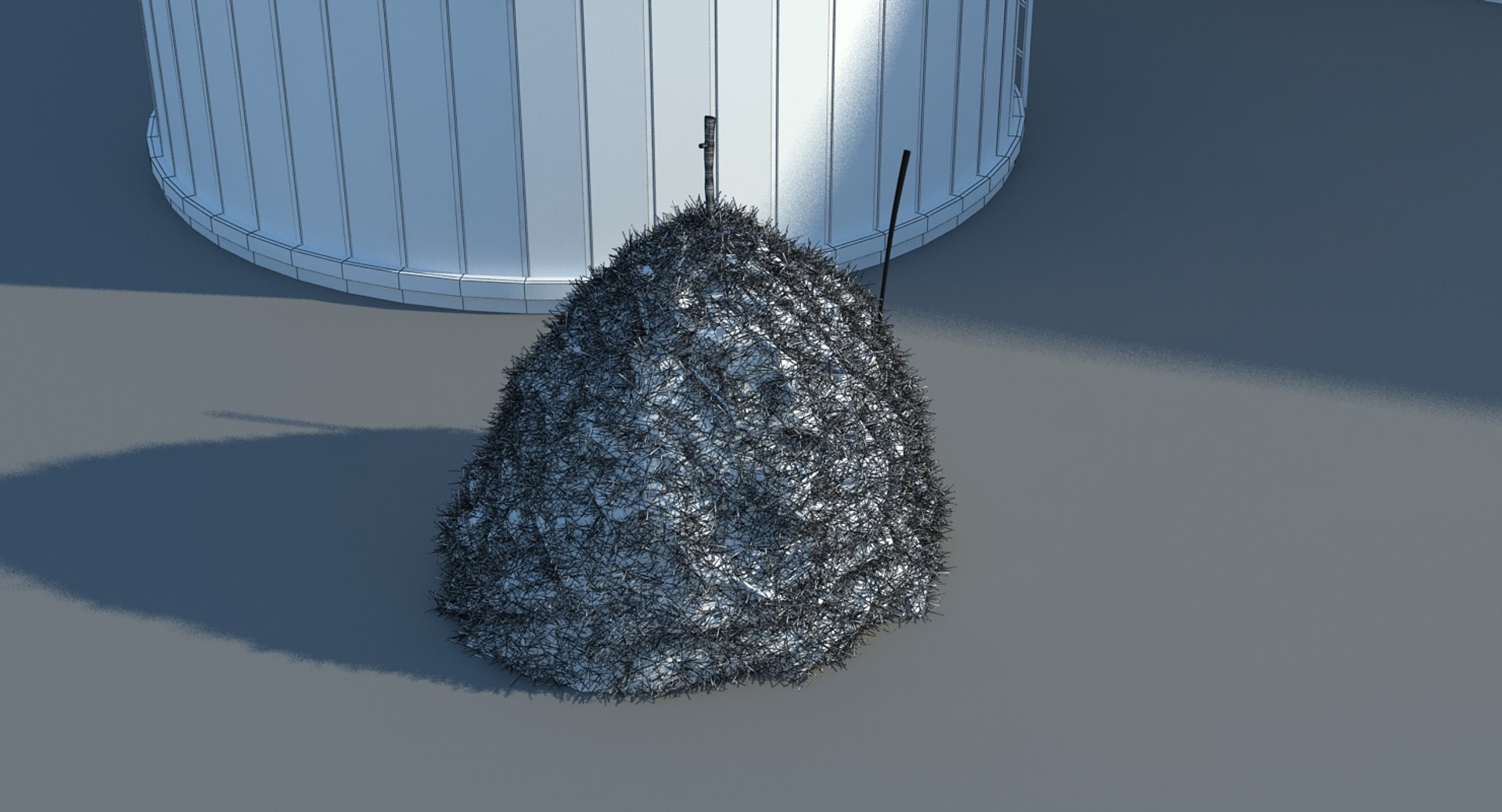 3d Model Farm Stack Realistic