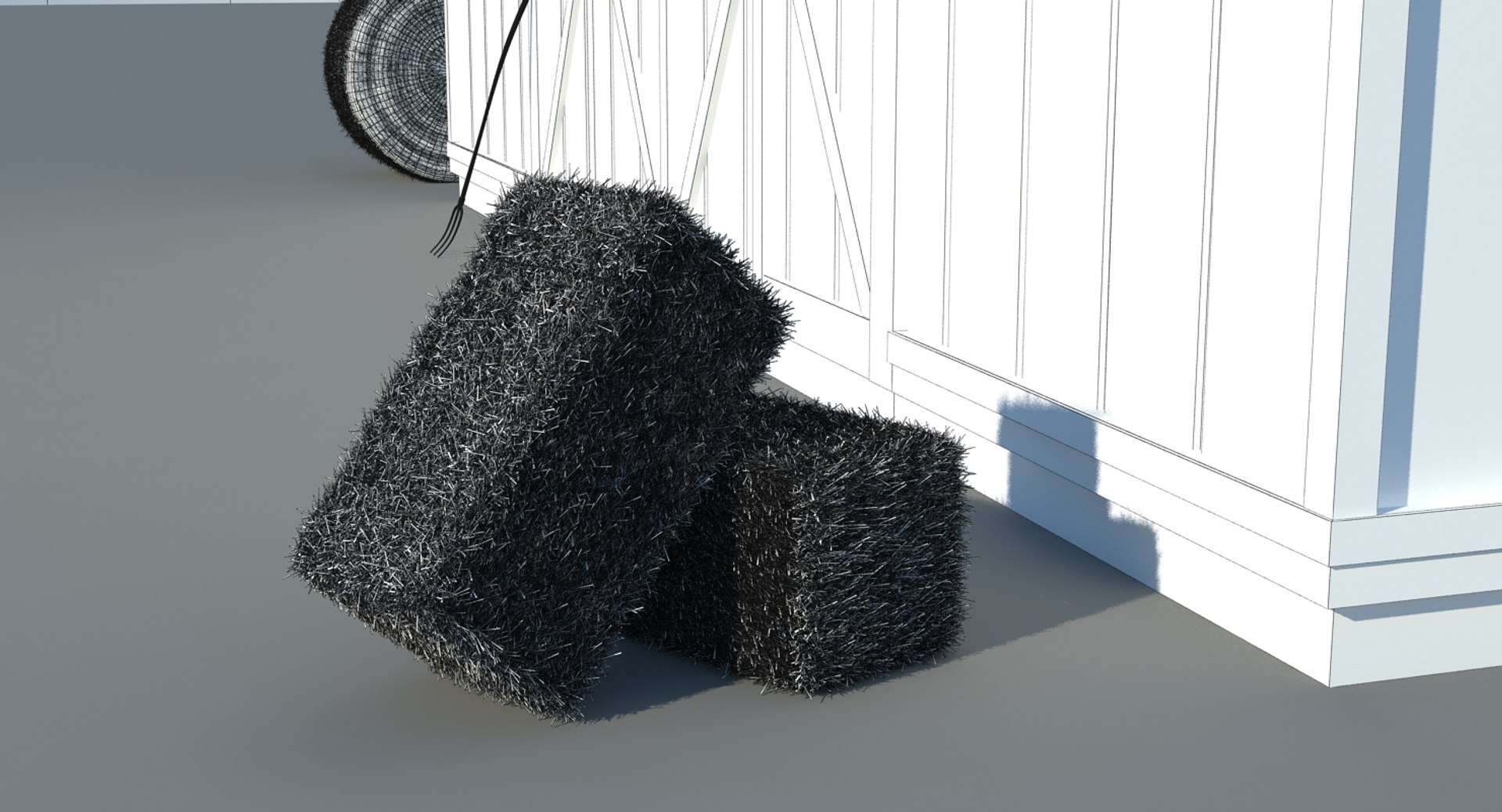 3d Model Farm Stack Realistic