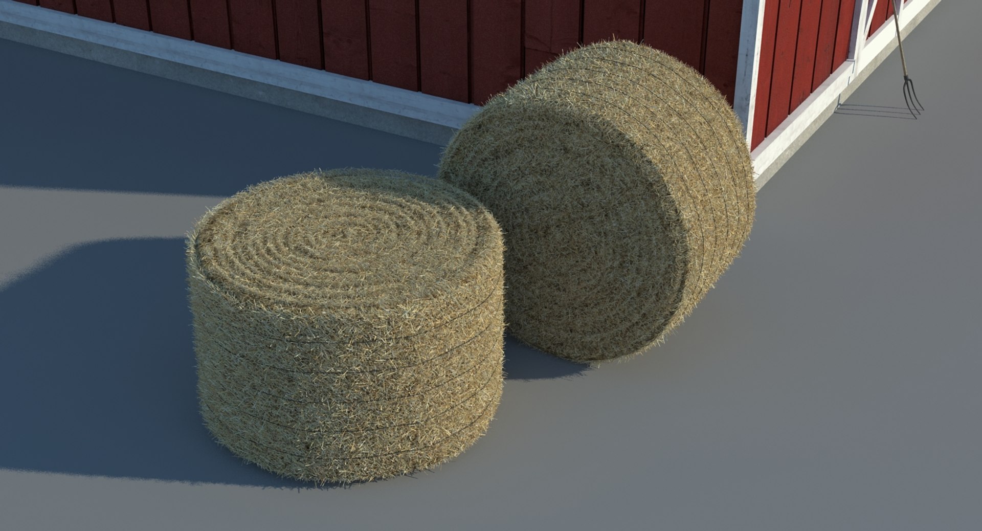 3d Model Farm Stack Realistic