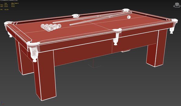 3D billiard table 02 - TurboSquid 1578514