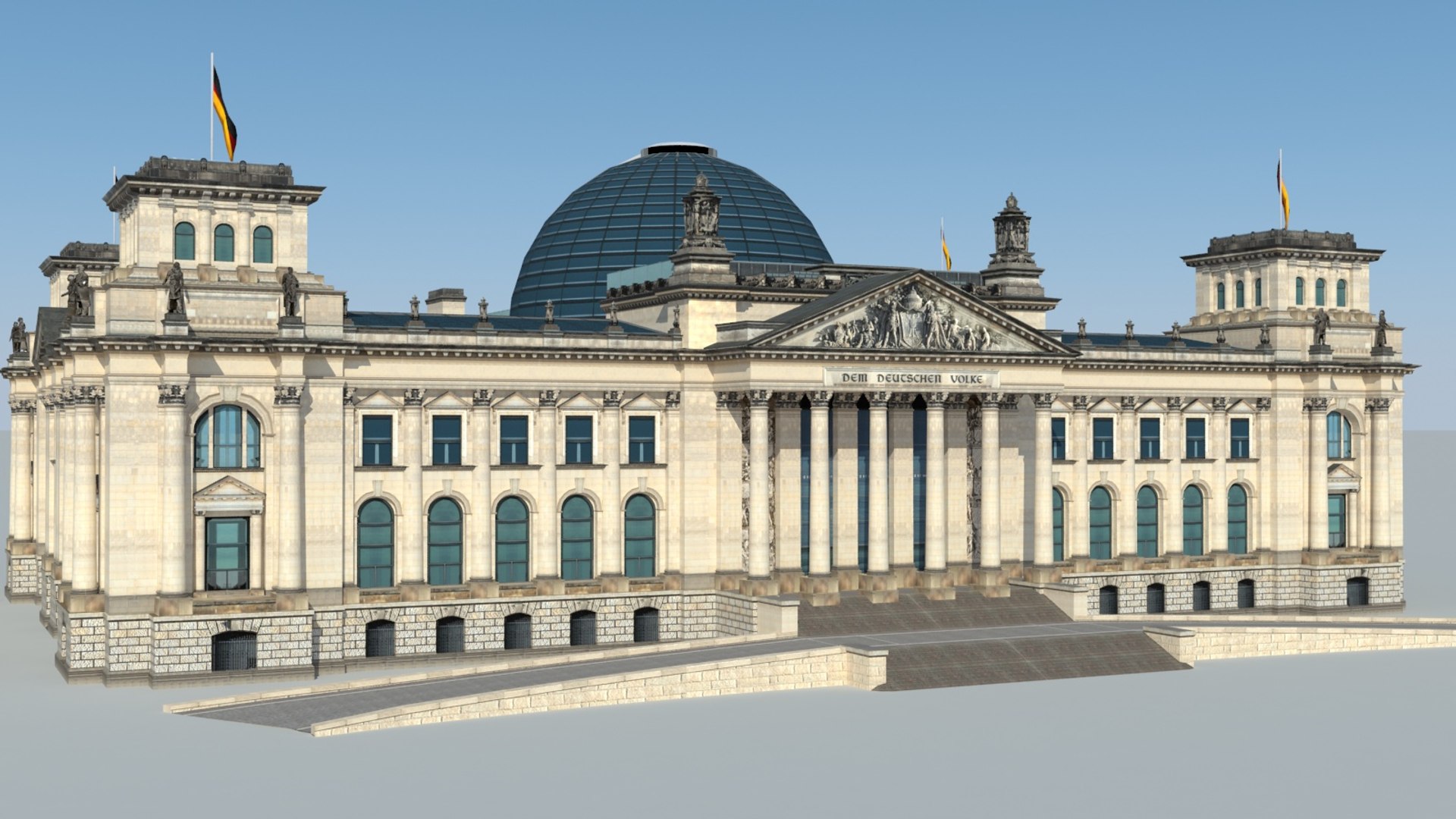 3d Model Reichstag Building