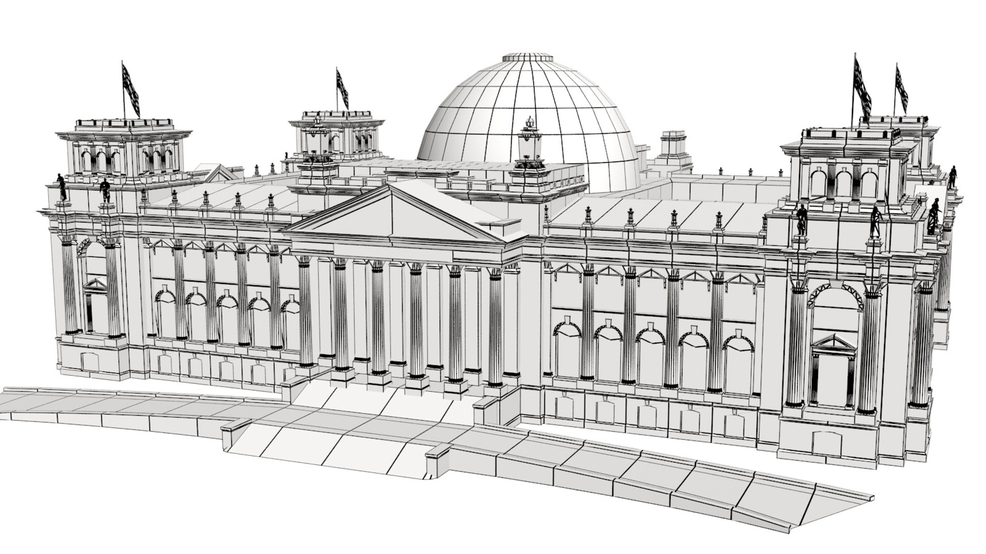 3d Model Reichstag Building