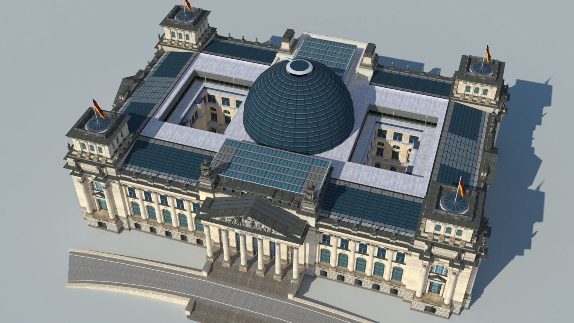 3d Model Reichstag Building