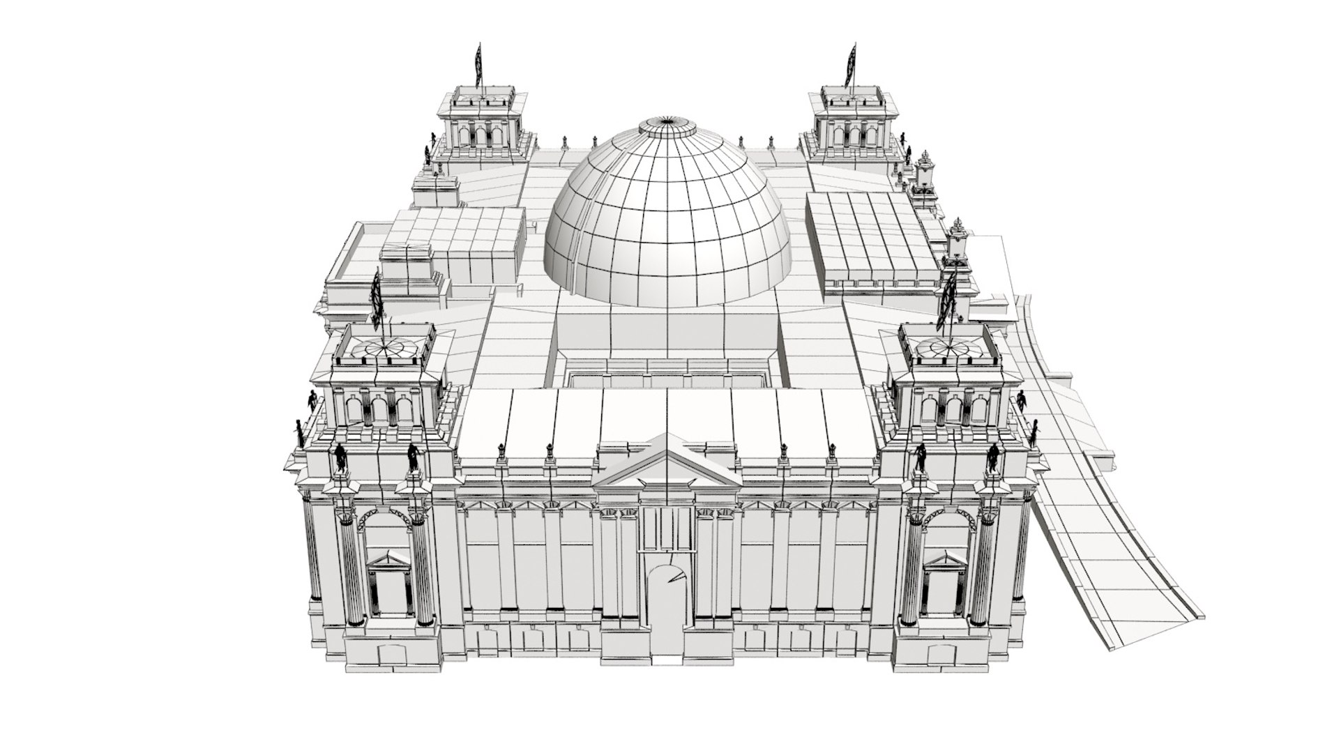 3d Model Reichstag Building