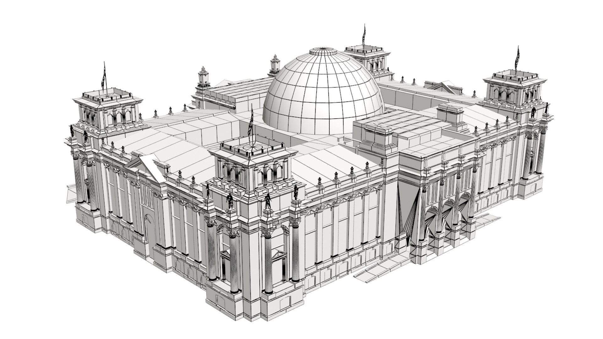 3d Model Reichstag Building