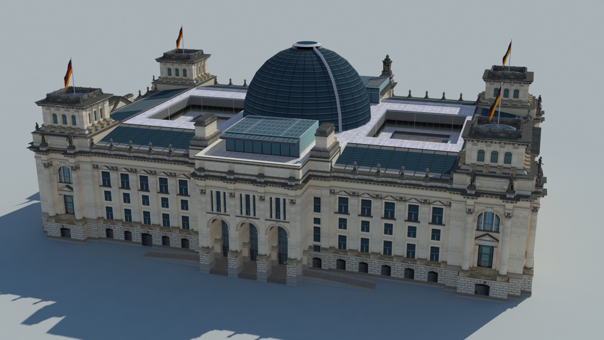 3d Model Reichstag Building