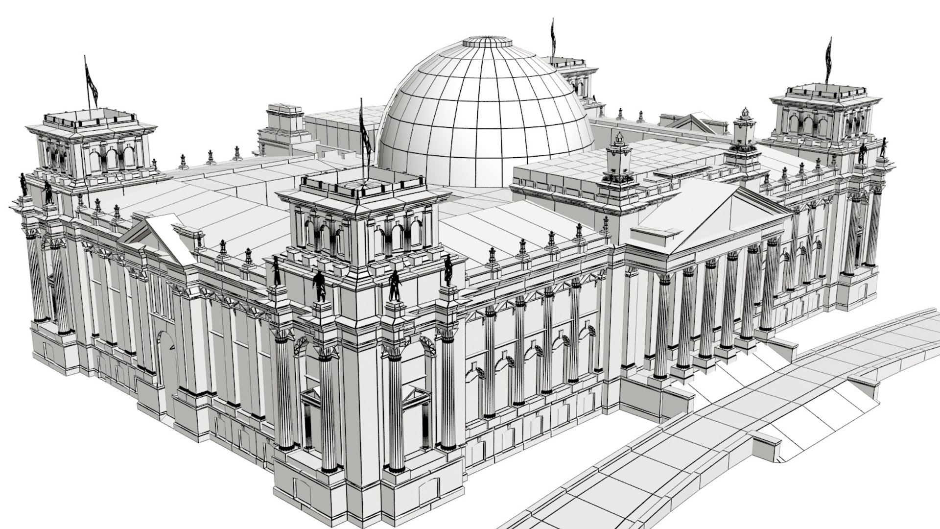 3d Model Reichstag Building