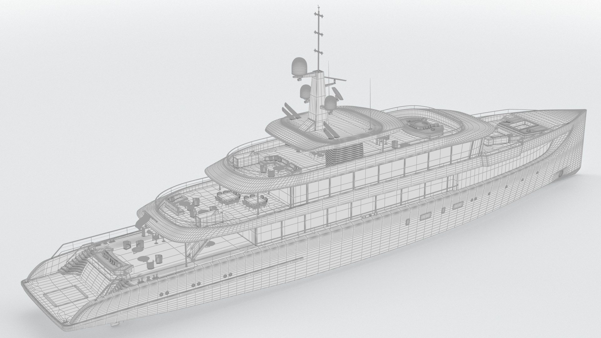 Concept 2024 Superyacht Model - TurboSquid 2342929