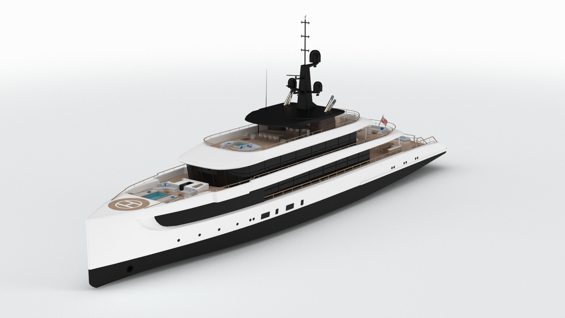 Concept 2024 Superyacht Model - TurboSquid 2342929