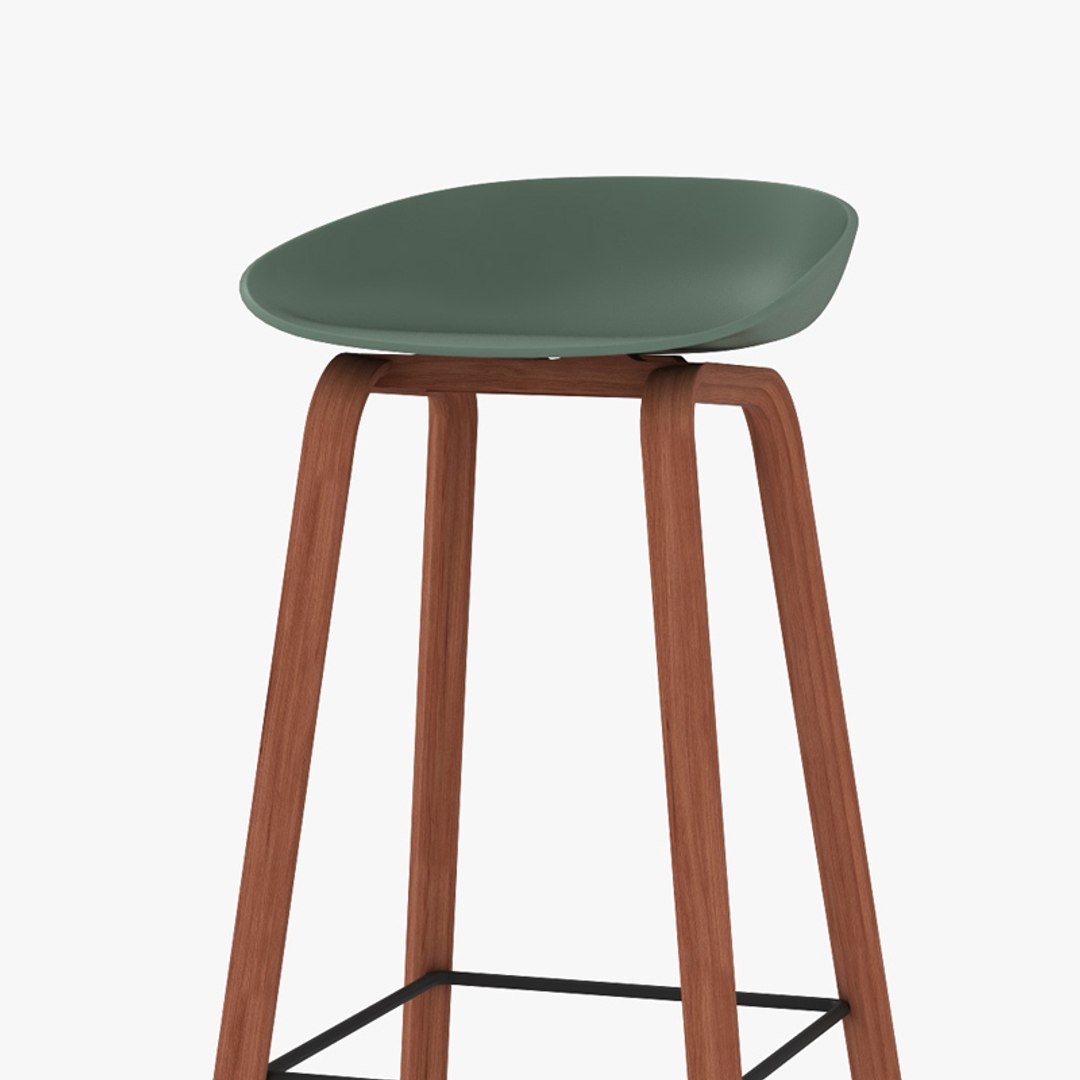 Hay AAS 32 Bar Stool 3D Model - TurboSquid 1981311