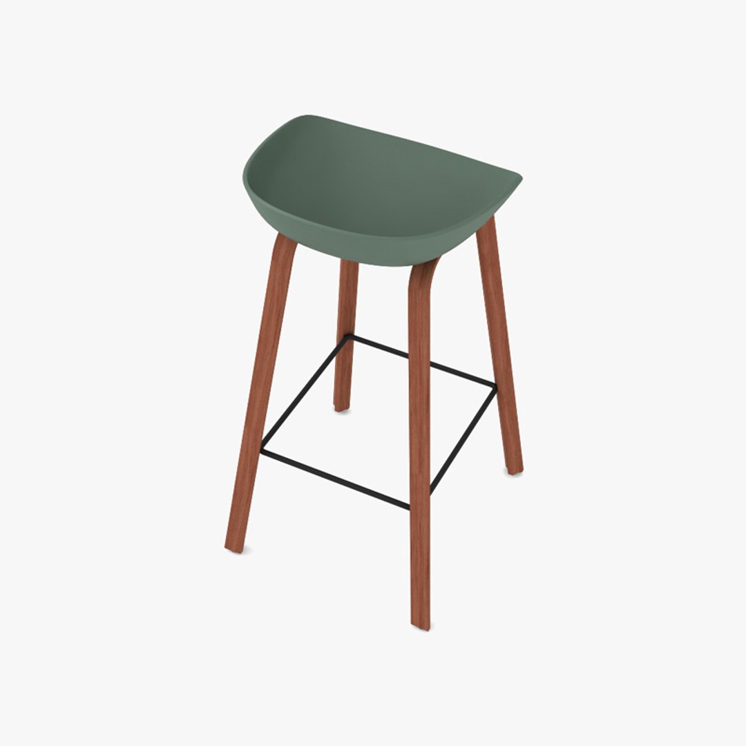 Hay AAS 32 Bar Stool 3D Model - TurboSquid 1981311