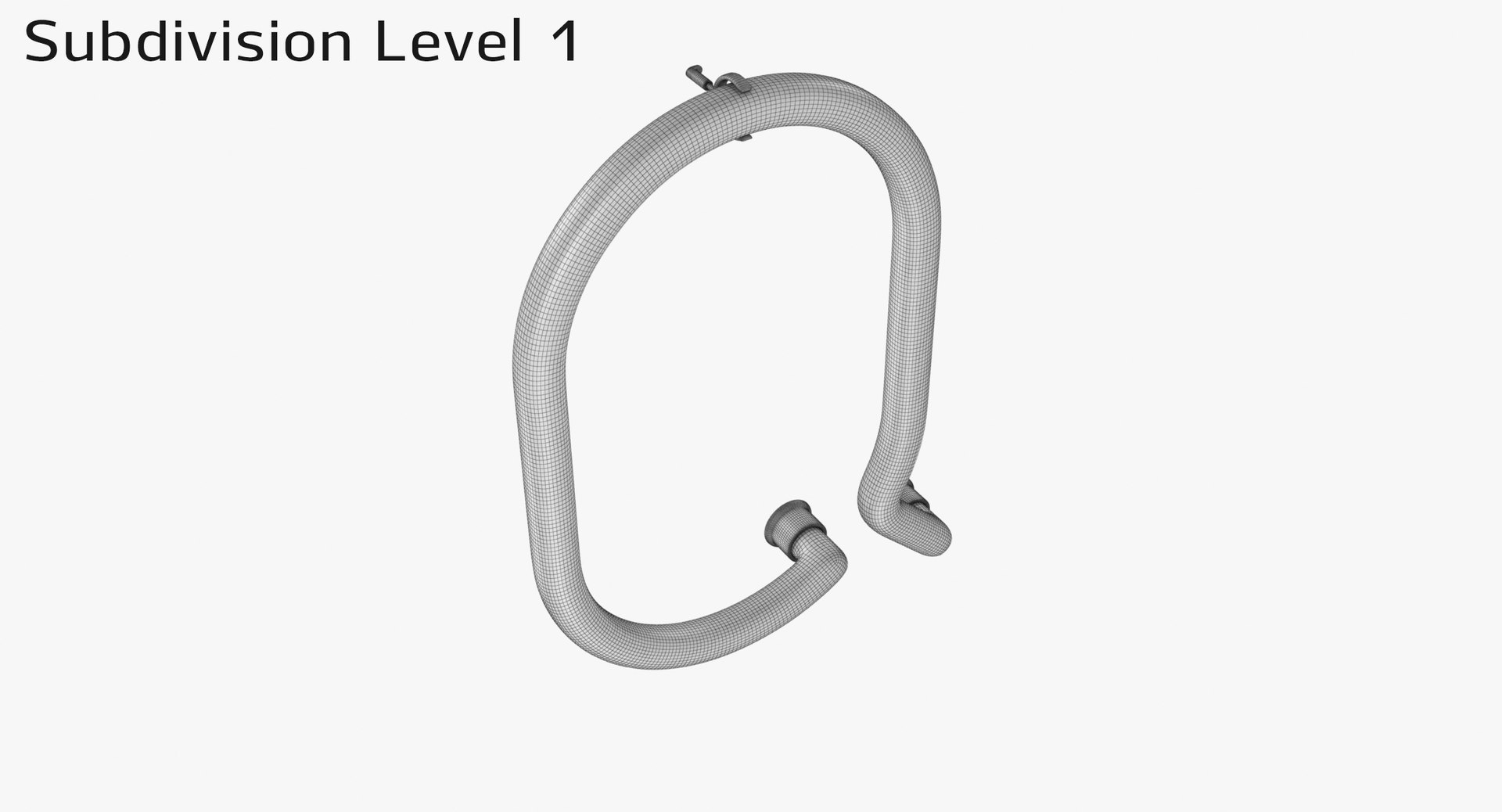 Neon letter q alphabet 3D model - TurboSquid 1633702