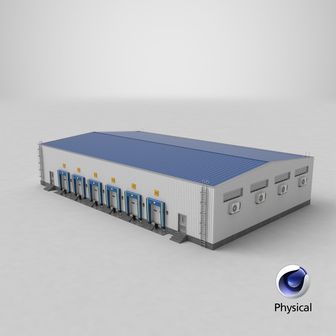 3D Detailed Warehouse With Interior model - TurboSquid 2117456