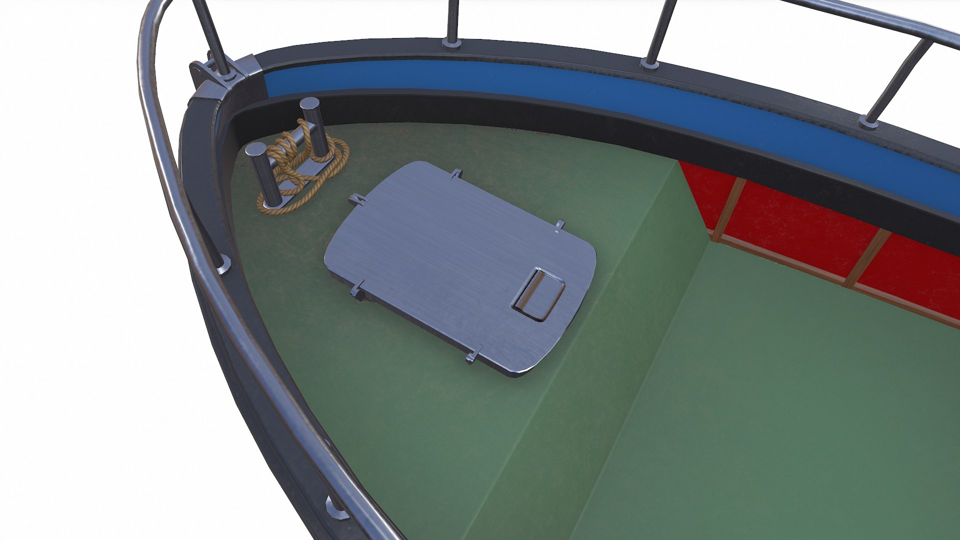 3D Model Small Boat Low-poly PBR - TurboSquid 2403978