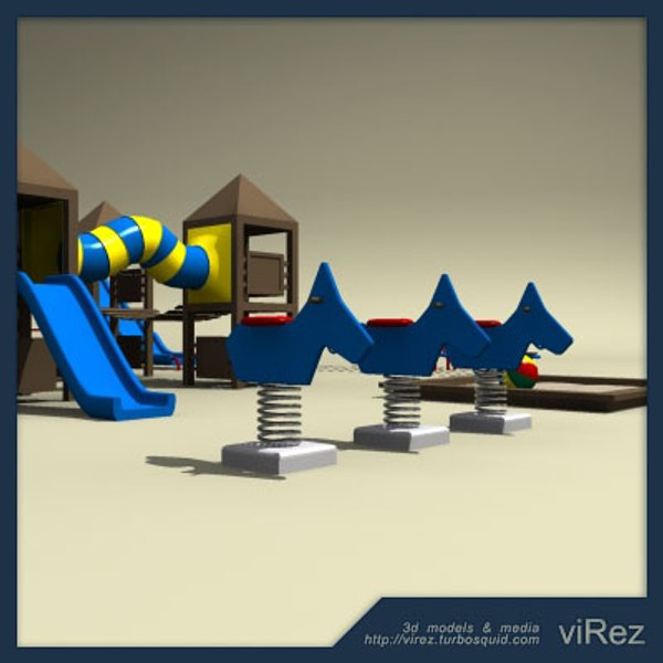 playground elements 3d model