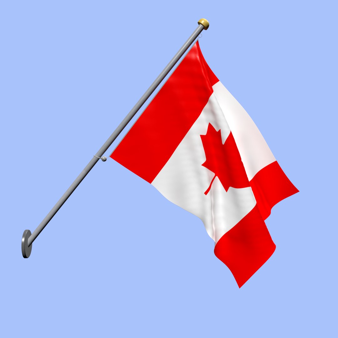 Canada Flag Model - TurboSquid 1166342
