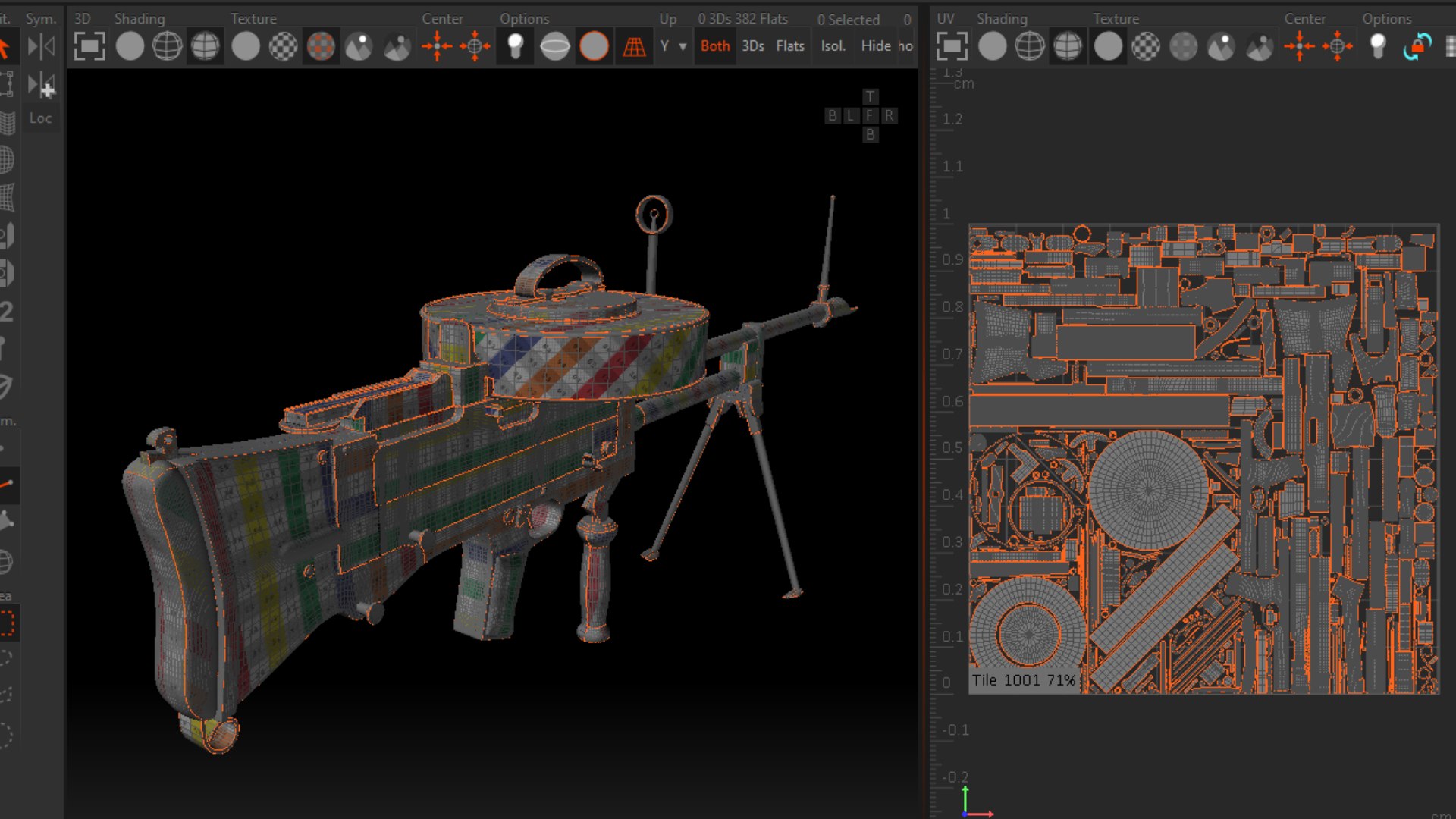 3D Model Machine Gun Vickers K - TurboSquid 2297847