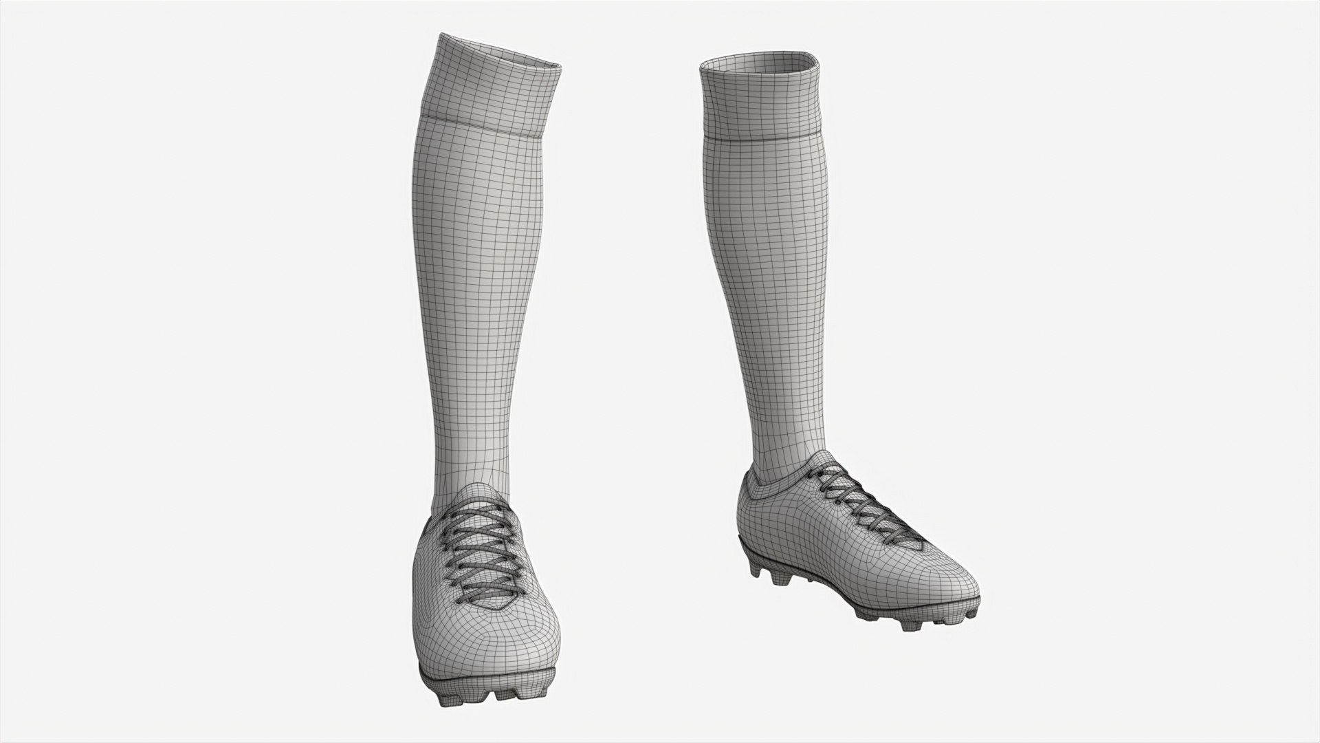 3D Model Soccer Boots And Socks - TurboSquid 2093238