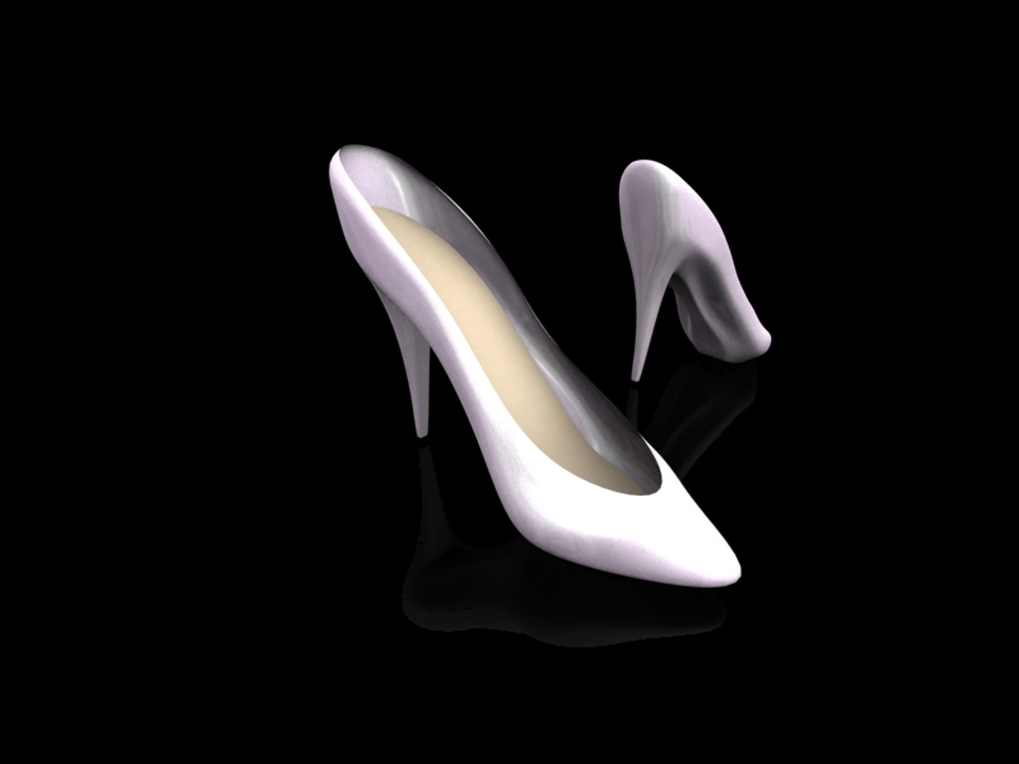3d Heeled Shoe Model