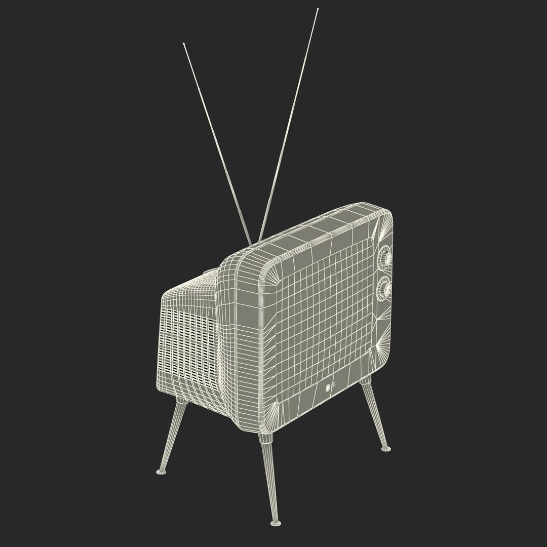 Retro Classic Tv Lg 3d C4d