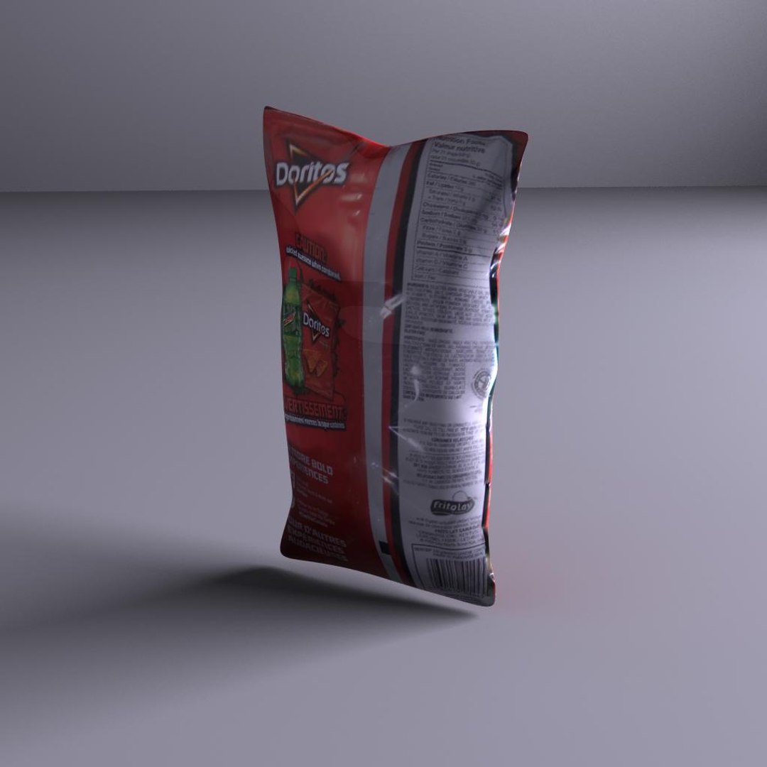 chip bag 3d ma