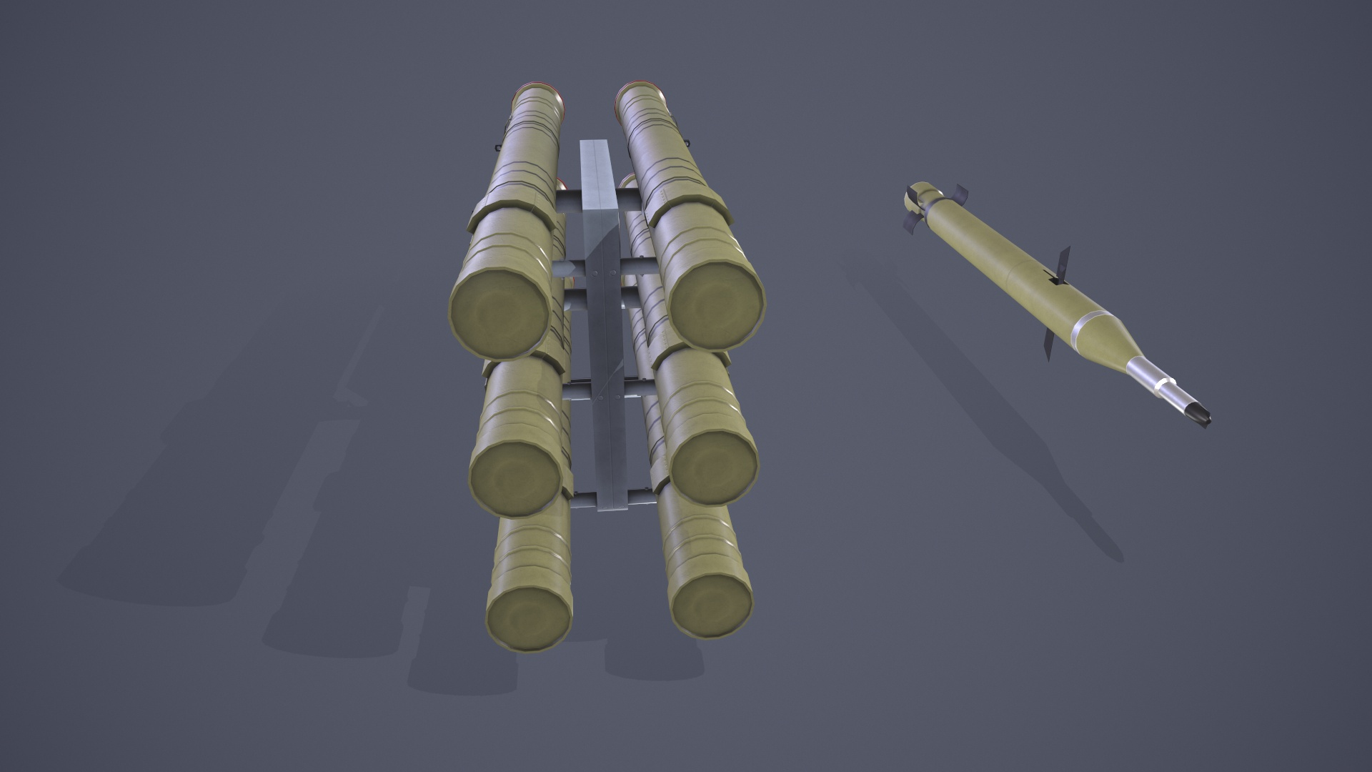 3D 9M120 Ataka Rocket Launcher - TurboSquid 1943817