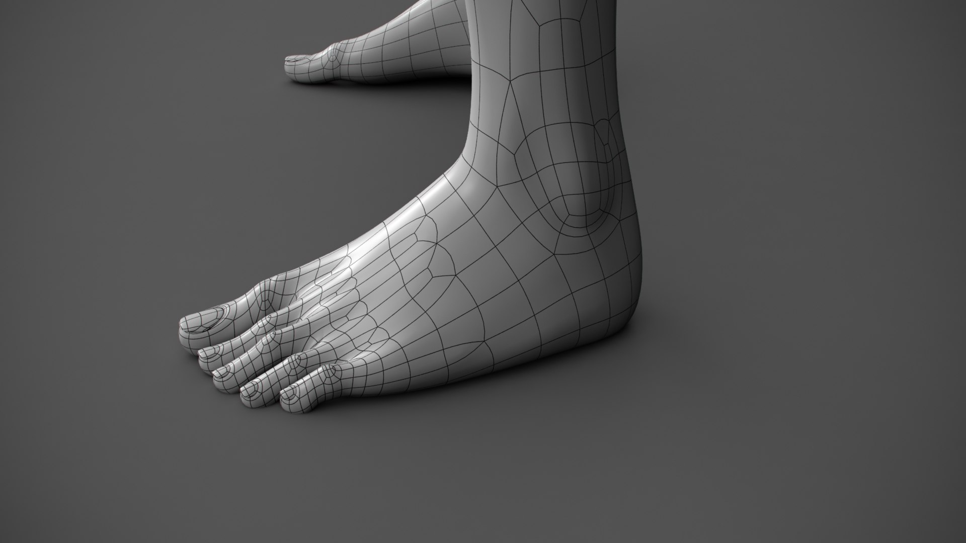 female base mesh 3d obj