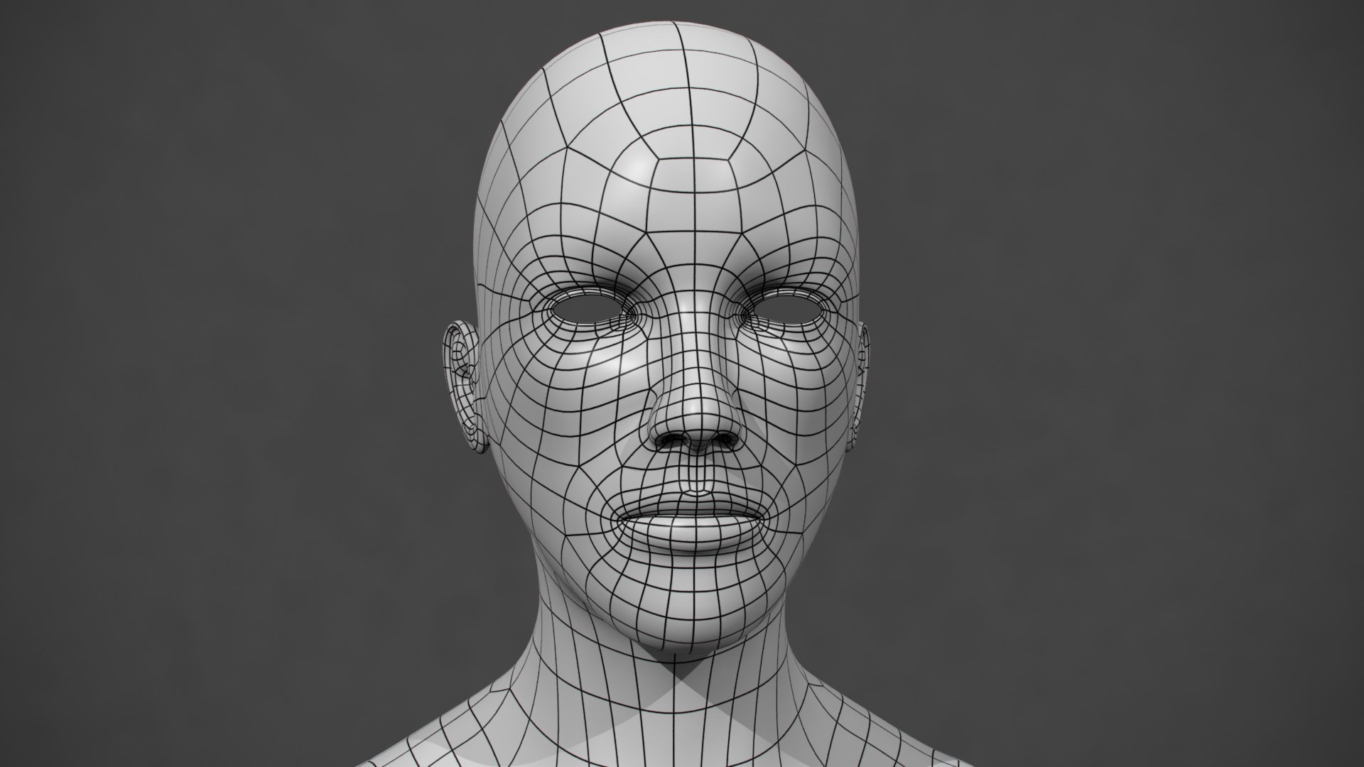 female base mesh 3d obj