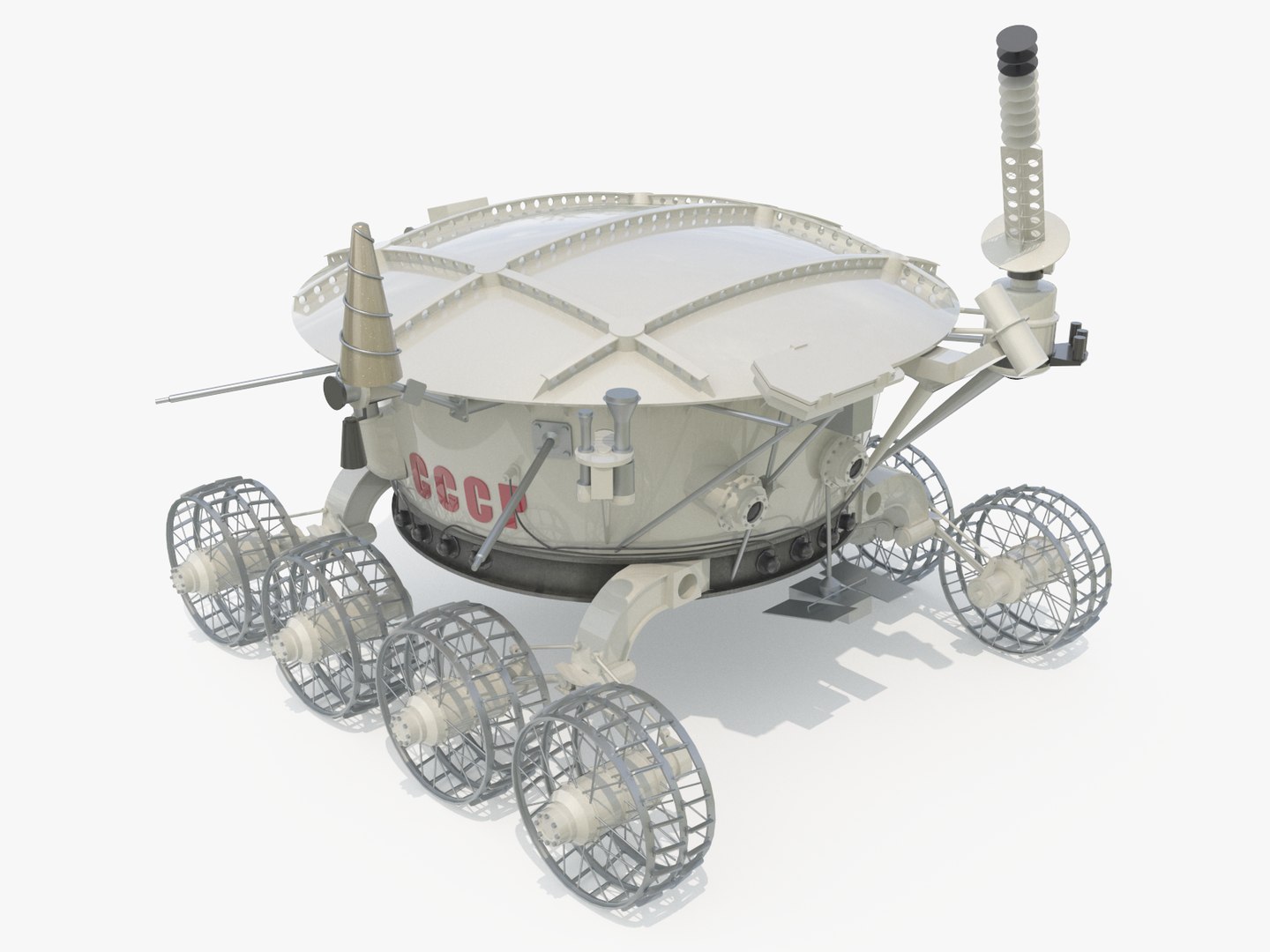3D Lunokhod Ussr Model - TurboSquid 1224202