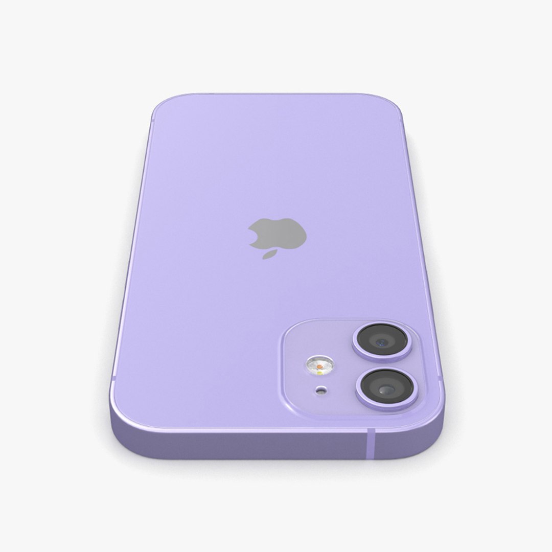 3D Apple iPhone 12 mini Purple model - TurboSquid 1749445