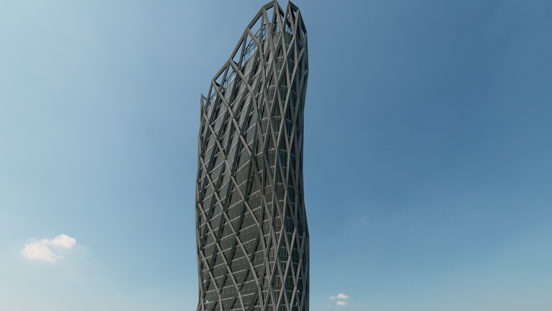 3D Future Building 01 - TurboSquid 1718500