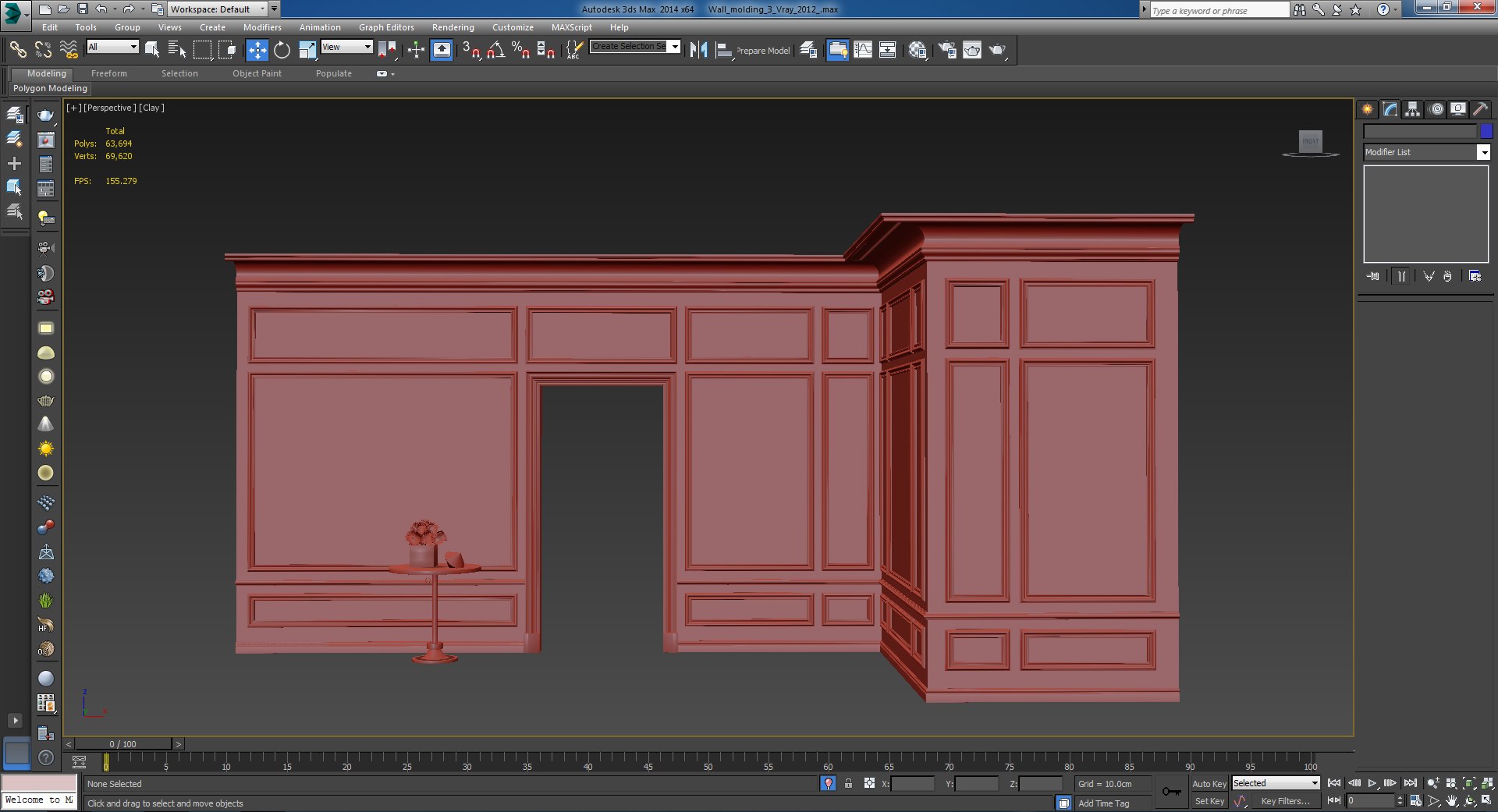 3D wall molding 3 - TurboSquid 1533938