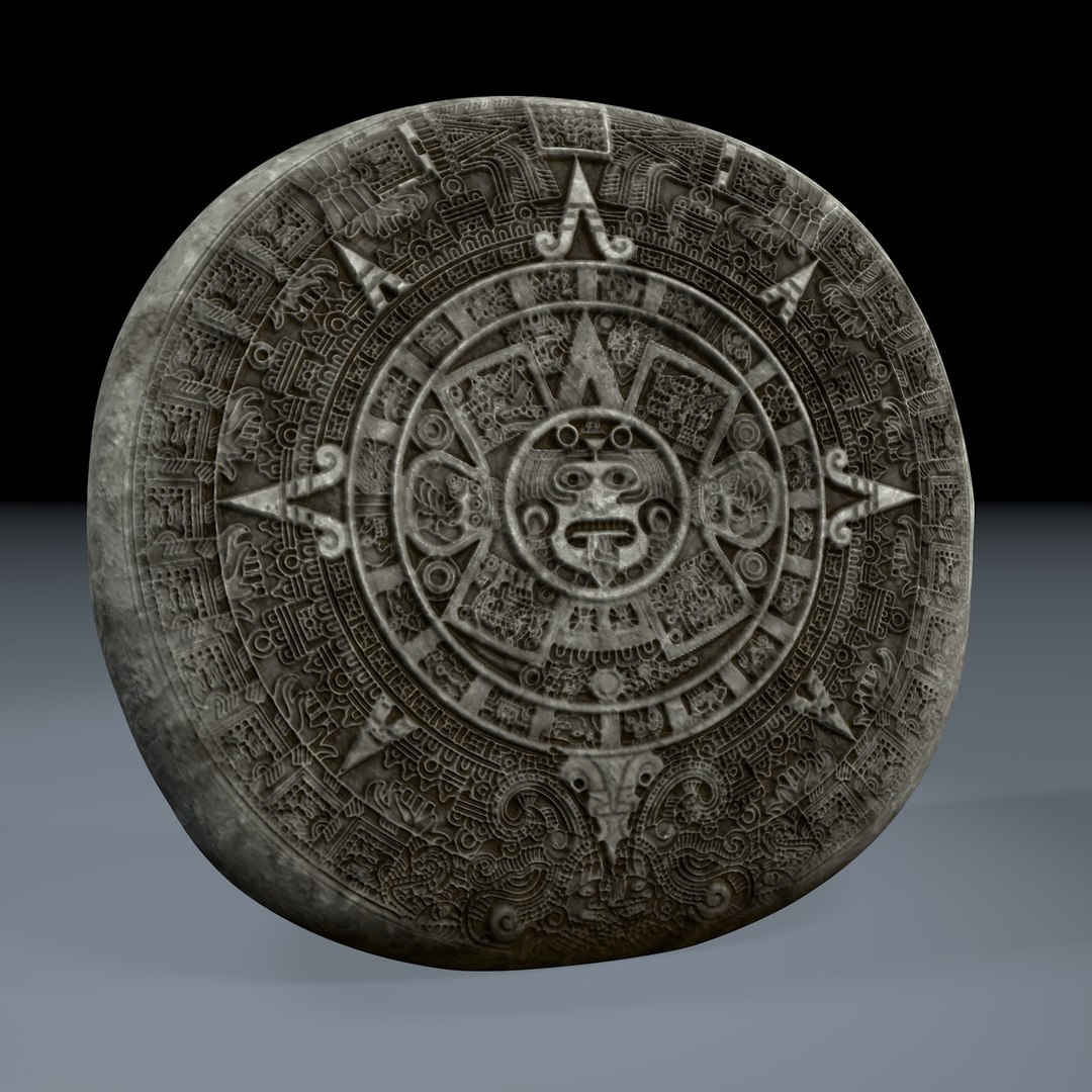 Mayan Calendar 3d Model