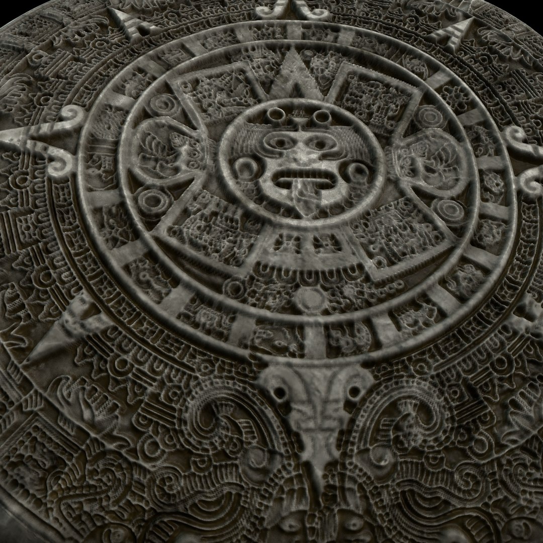 Mayan Calendar 3d Model