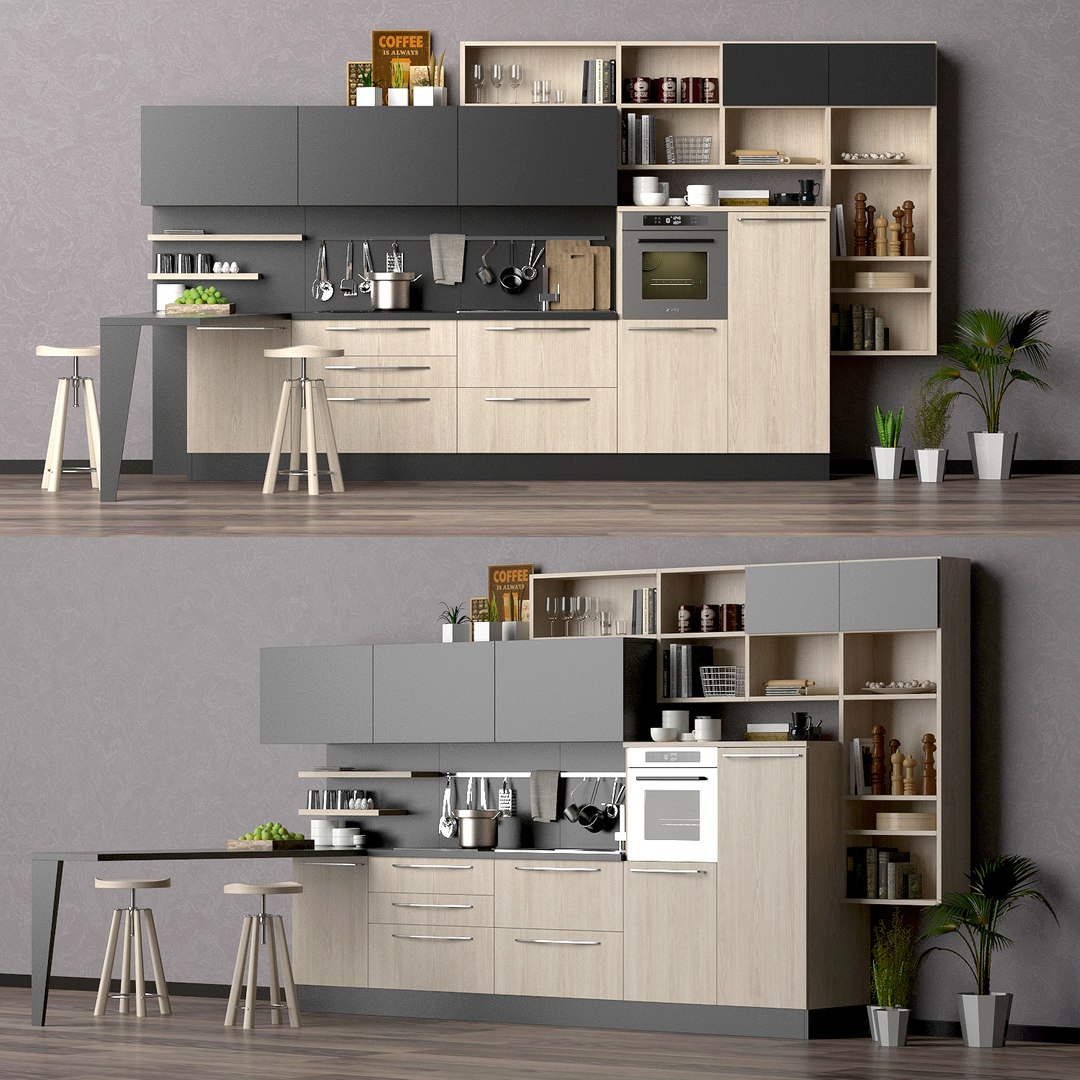 3D Lube Cucine Model - TurboSquid 1177967