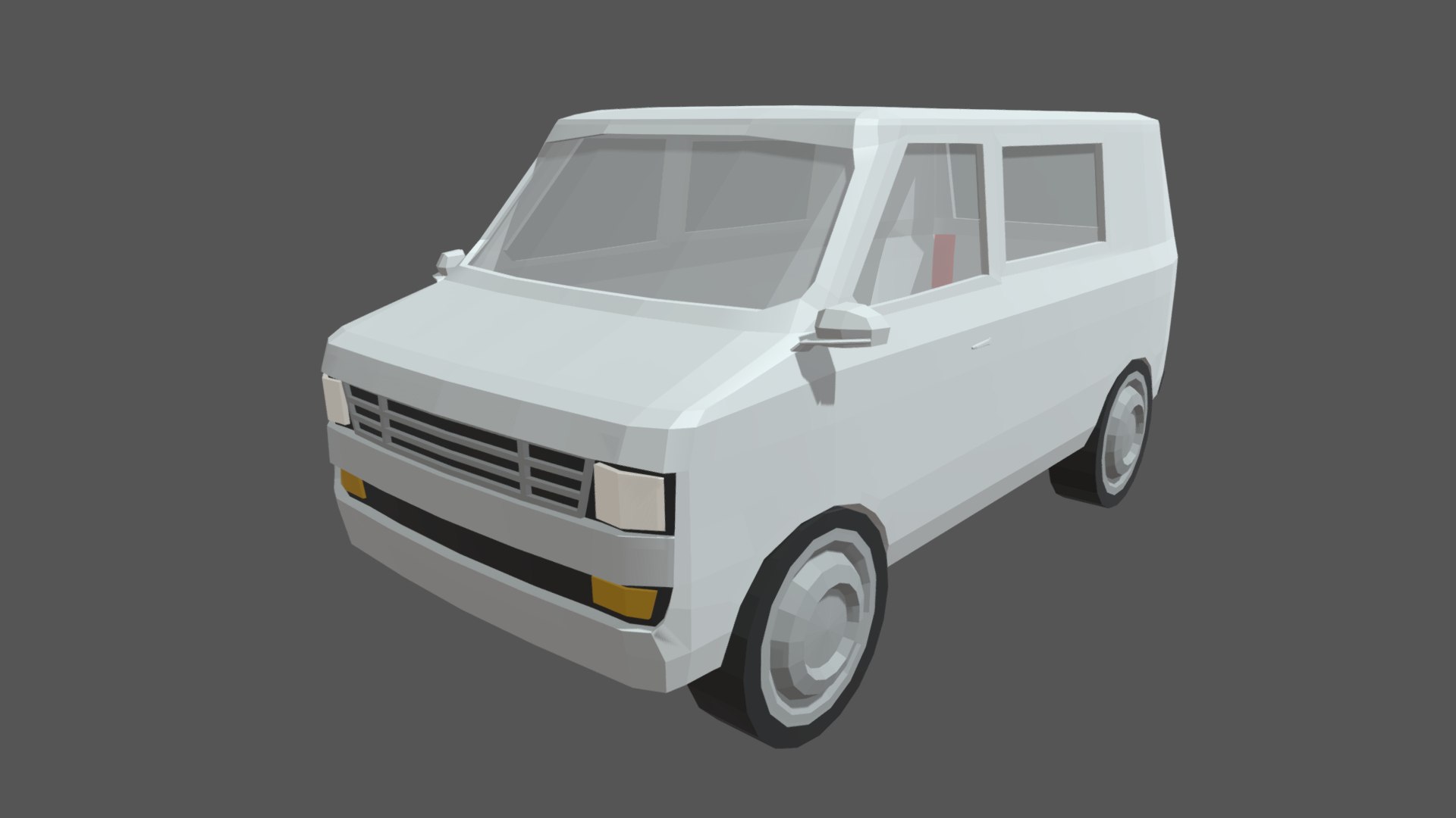 3D Low Poly Van 01 model - TurboSquid 2064172