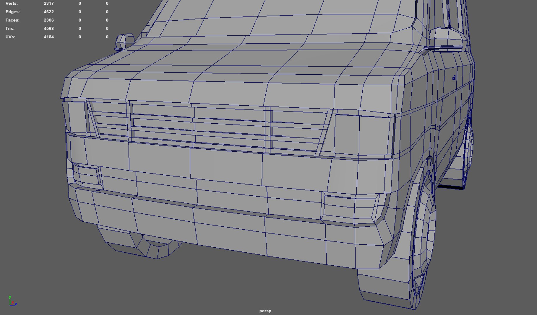 3D Low Poly Van 01 model - TurboSquid 2064172