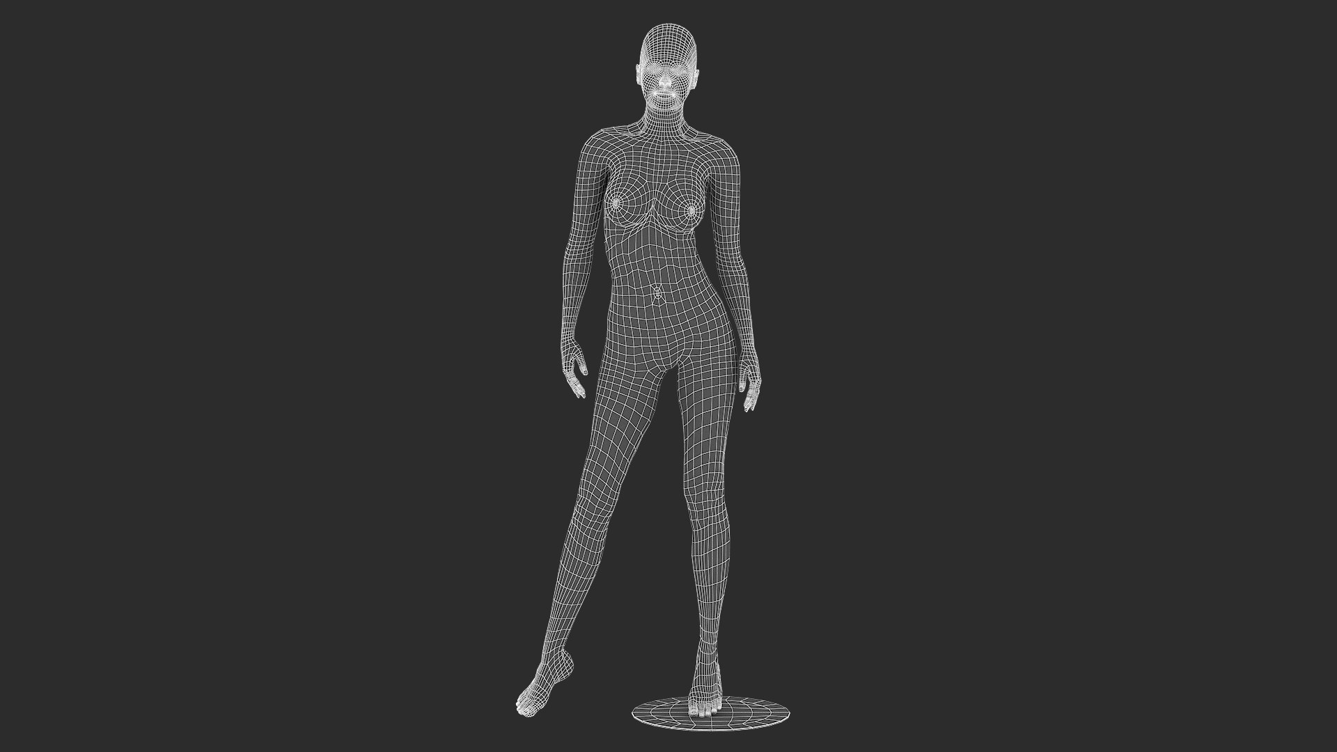 Female Mannequin Pose 2 Model - TurboSquid 2342940