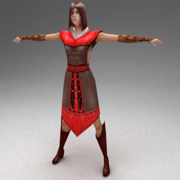 Woman Mmorpg 3D Models for Download | TurboSquid