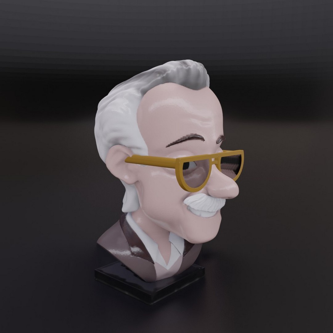3D 3D Character - Stan Lee - TurboSquid 2119943